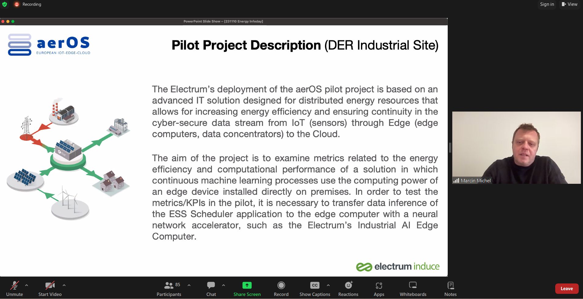 “Containerized Edge Computing Near Renewable Energy Sources” Presentation – aeros-project.eu